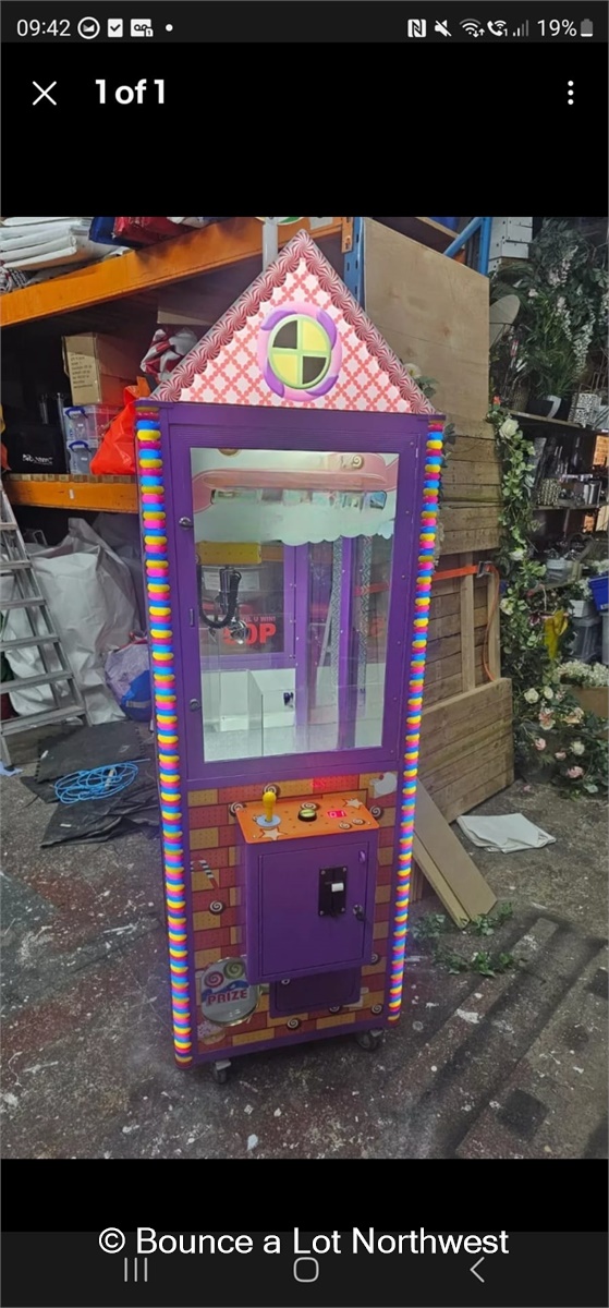 Prize Crane Claw Machine Hire Nationwide