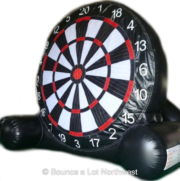 Football Darts ,Dart Board/large low height - Bouncy Castle Hire wigan ...