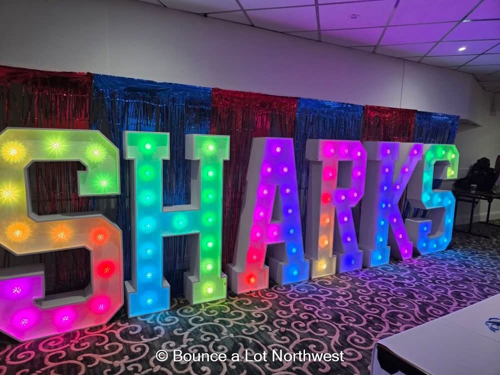 LED Letters A to Z to Hire | Light Up Letter Hire